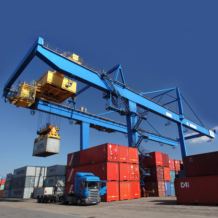 Cargo Seaport Container Gantry Crane / 45T Rubber Tyred Gantry Crane