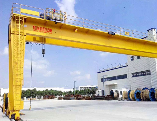 Single Leg Double Girder 80T Truss Gantry Crane
